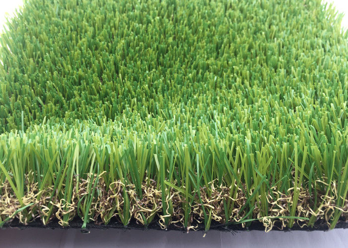 Real Looking Luxury Artificial Grass Garden Uv Resistant 40mm Sgs Approved